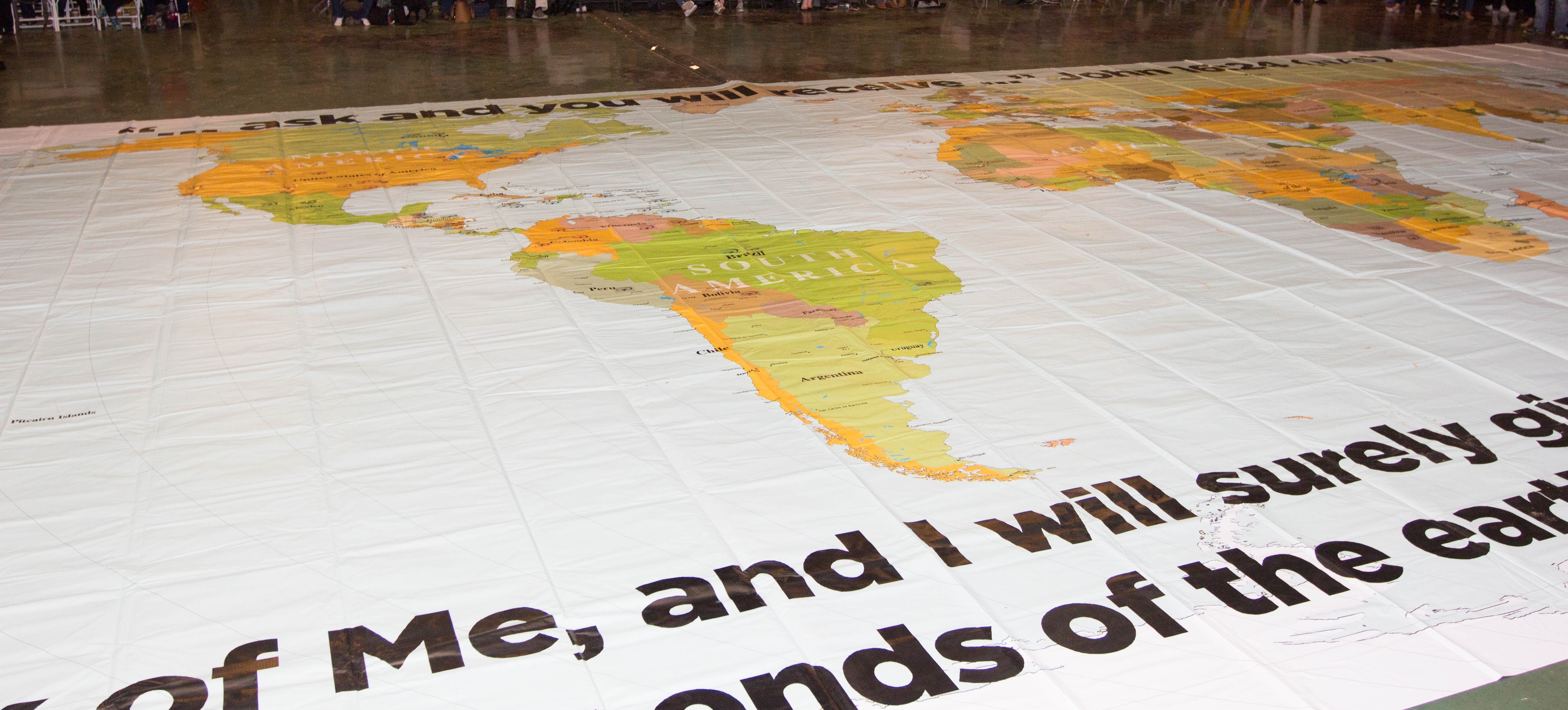 Thousands of Feet Have Stood on This Map | YWAM Inspire